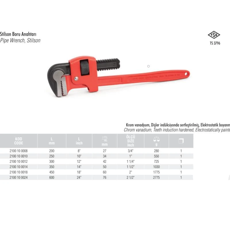 Stilson Boru Anahtarı